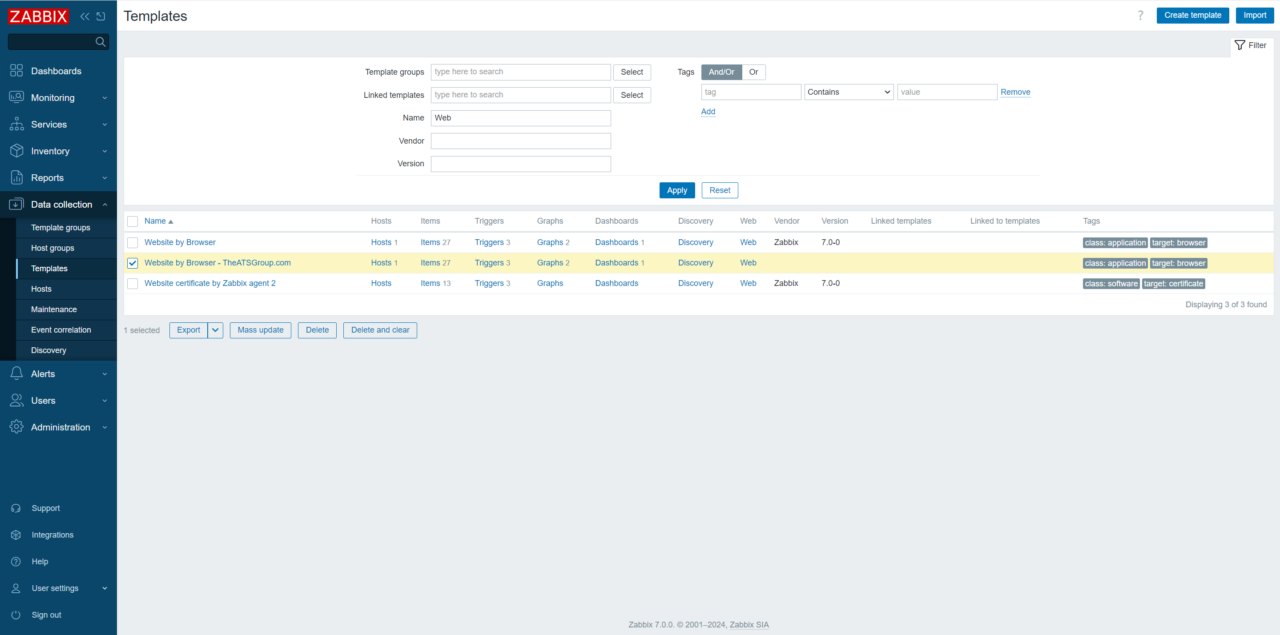 Zabbix Browser Item: How To Setup Browser Monitoring - ATS Group